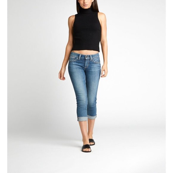 Silver Jeans | Jeans | Silver Jeans Suki Capri 3 Rolled Cuff Stretch ...
